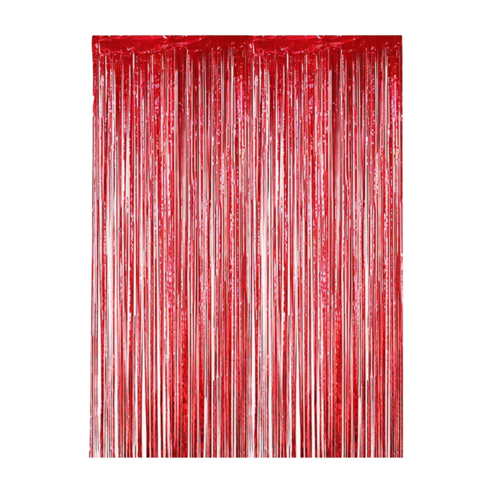 Red Streamers,Red Birthday Decorations Foil,Gold Birthday Decorations ...