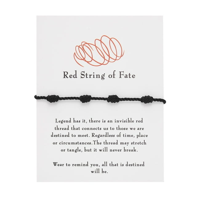 Red String Bracelet For Good Luck Adjustable String Bracelets Knots Bracelet Gifts For Women ...