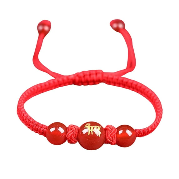 Red String Bracelets Adjustable Length Necklace Charm Cultural Symbol ...