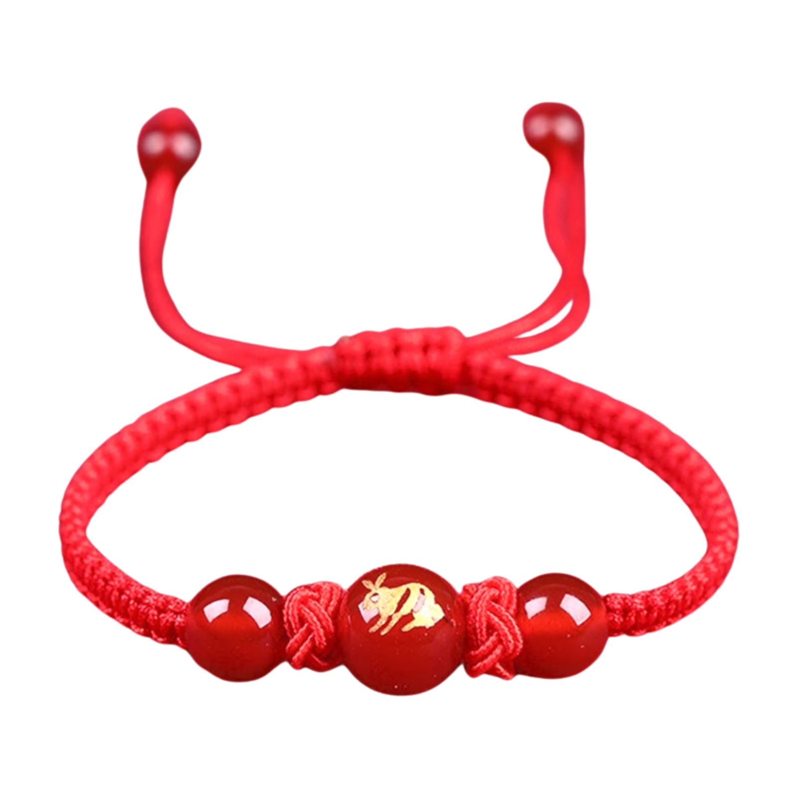 Red String Bracelets Adjustable Length Necklace Charm Cultural Symbol ...