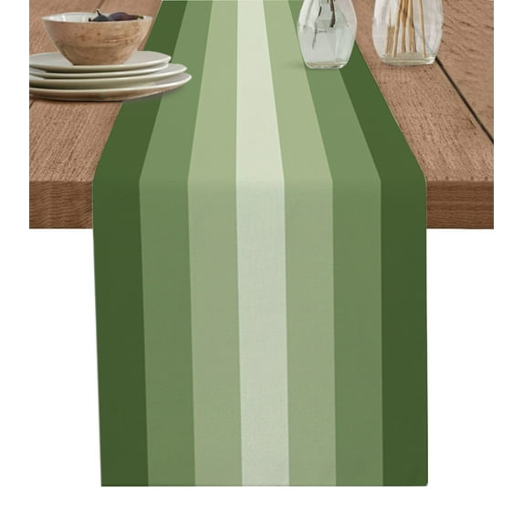 Red Stripe Solid Color Texture Table Runner ration Home r Dinner Table ...