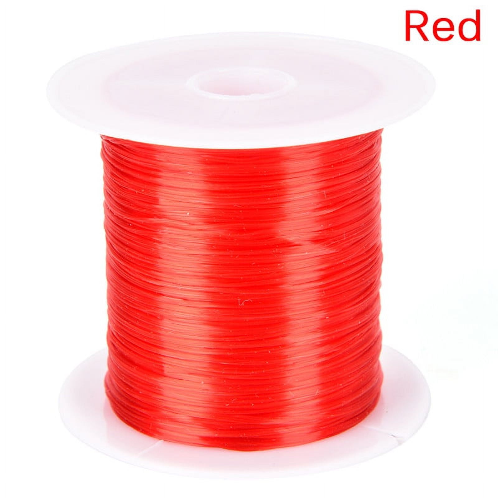 (Red) Strong Stretchy Elastic Beading Thread Cord Bracelet String For ...