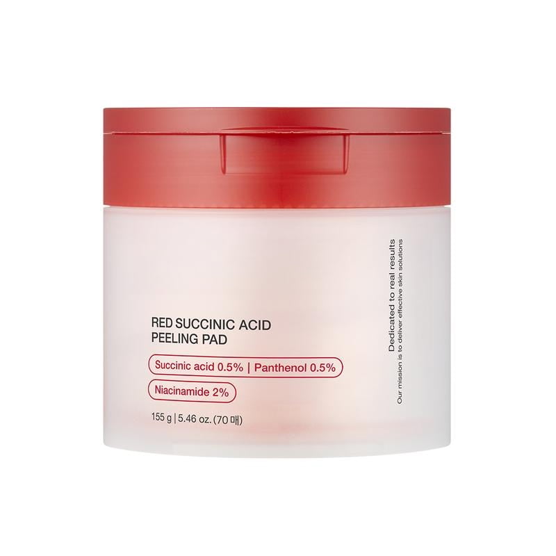 Red Succinic Acid Panthenol Pads | Niacinamide + Salicylic Acid ...