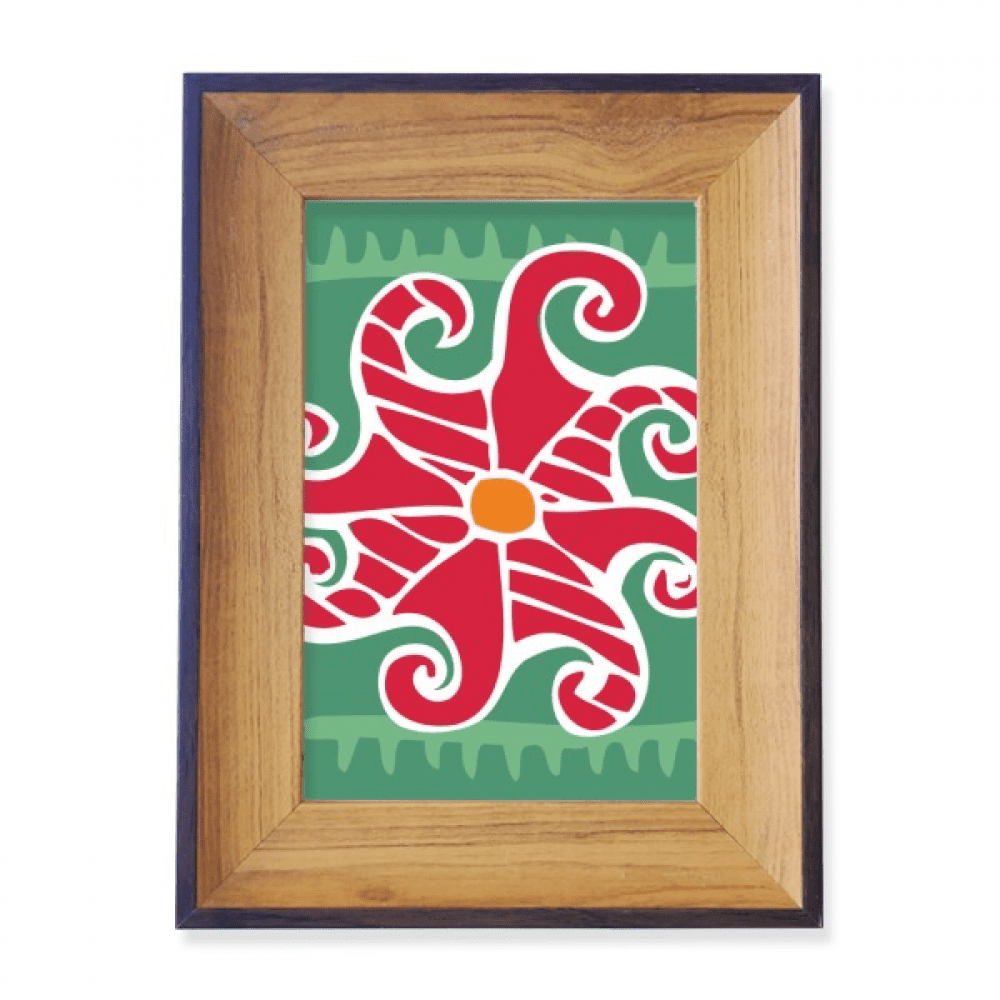 Red Sun Mexico Totems Ancient Civilization Drawing Photo Frame ...