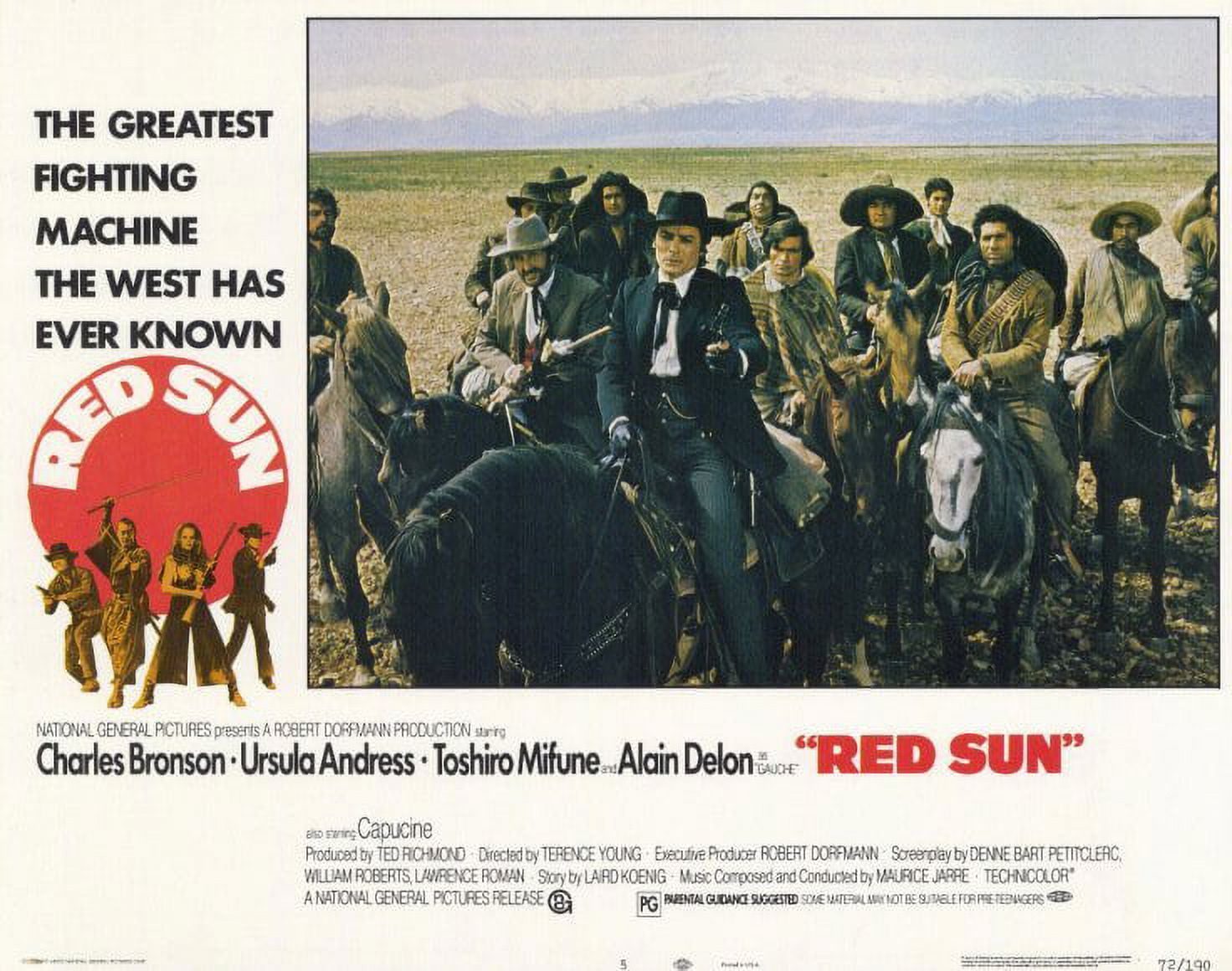 Red Sun - movie POSTER (Style E) (11" x 14") (1972) - Walmart.com