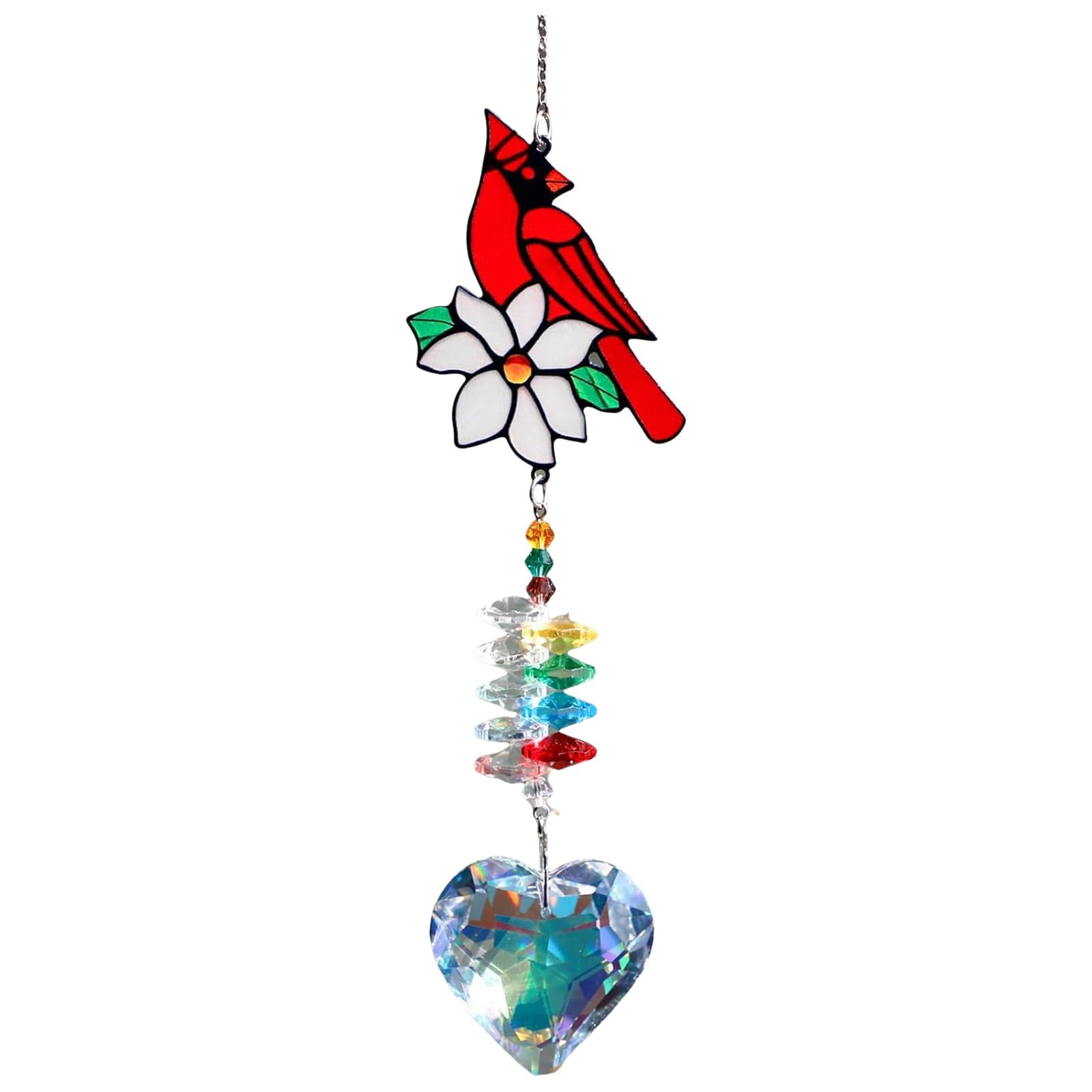 Red Suncatcher Crystal Sun Catchers Indoor Window Hanging Decor ...