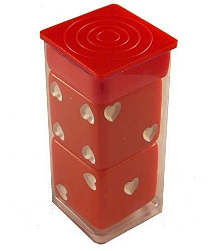 Red Sweetheart Dice d6 25mm 2ea - Walmart.com