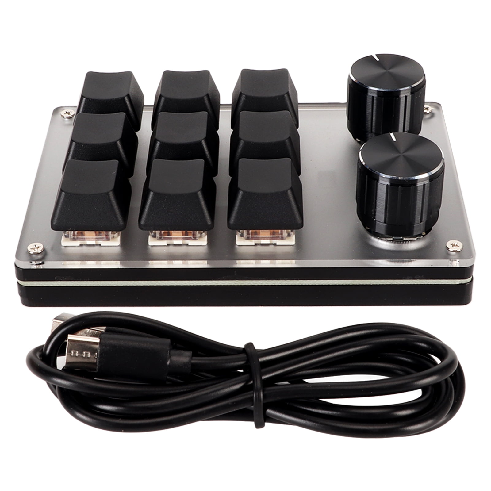 Red Switch Macro Keyboard Plug And Play Ergonomic Customized Knobs Usb Mini Keypad For Desktop