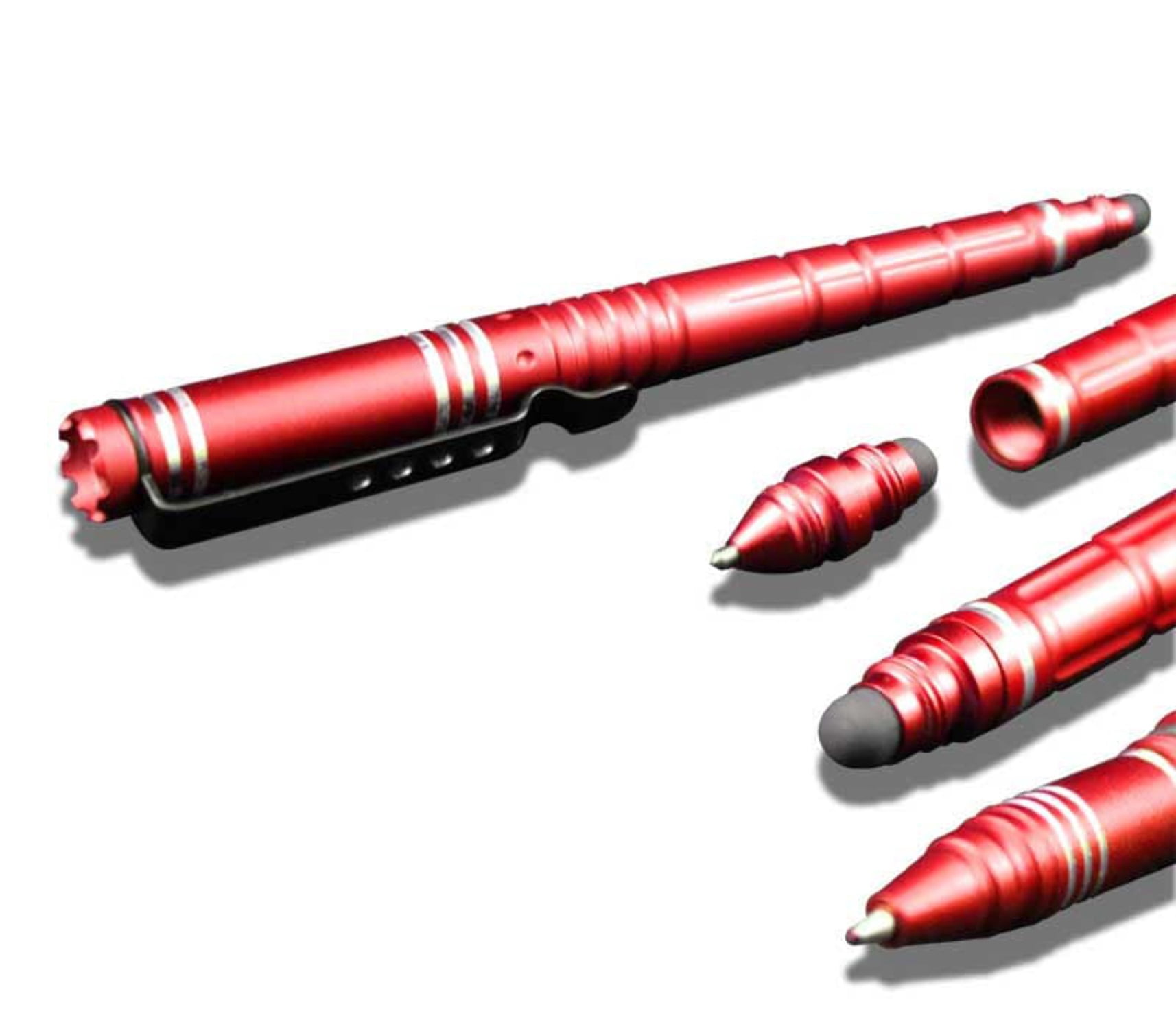 Red Tactical Pen Tactical Pen: Emergency Glass Breaker - Walmart.com