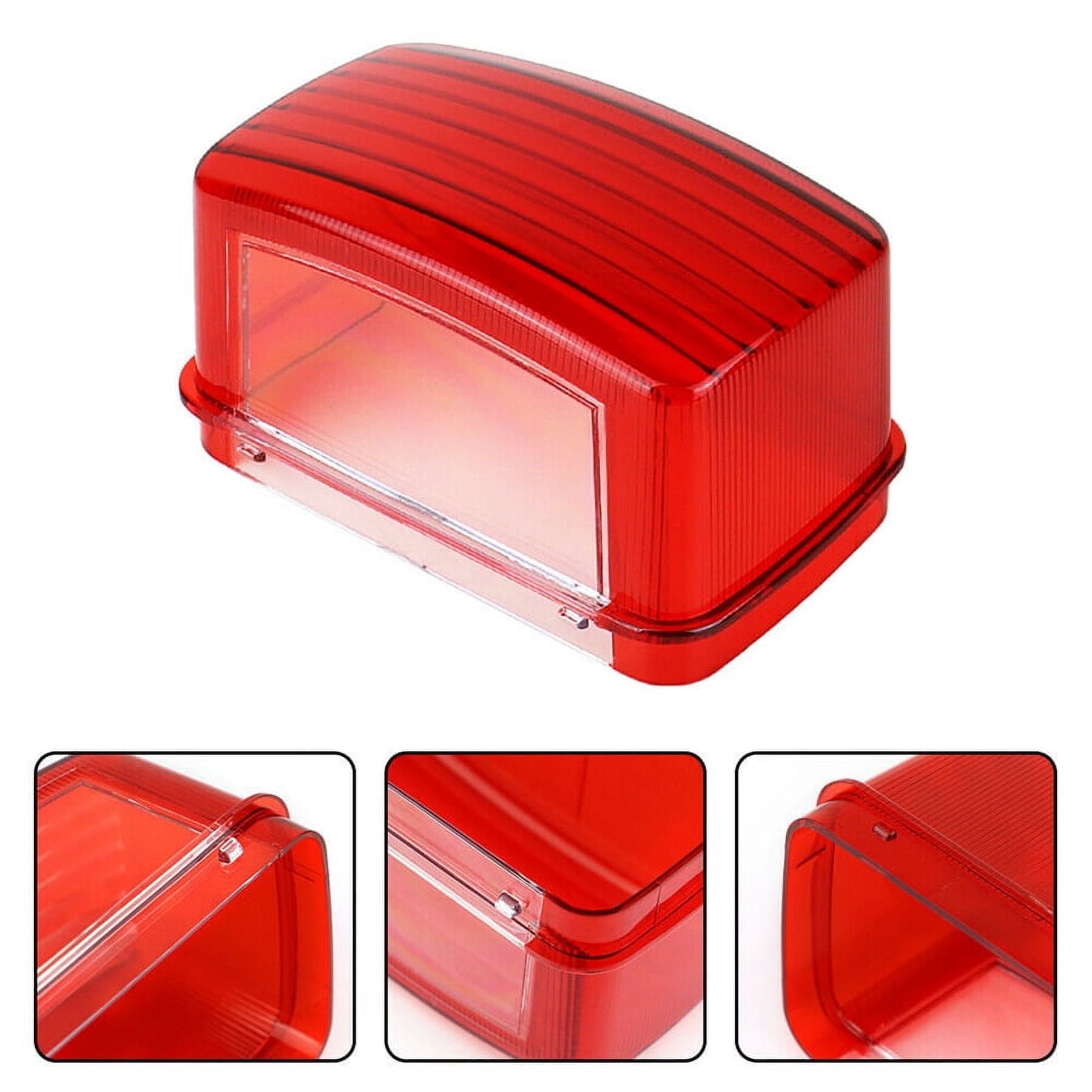 Red Tail Light Lens Taillight Shell For Yamaha Grizzly Kodiak Bruin ...
