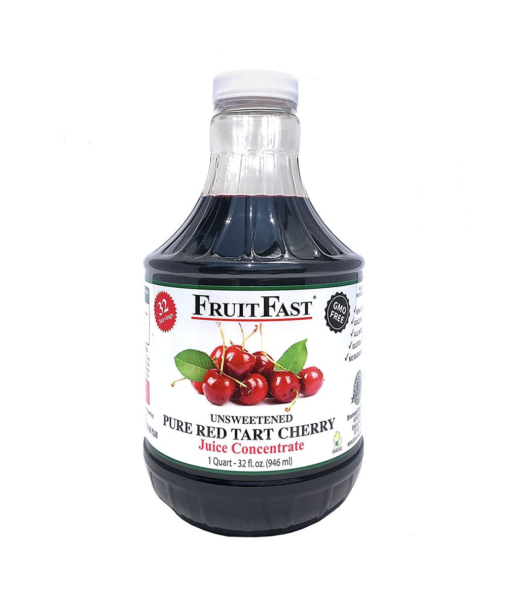 Red Tart Cherry Juice Concentrate by - (32 FL OZ) Unsweetened, 68 Brix ...