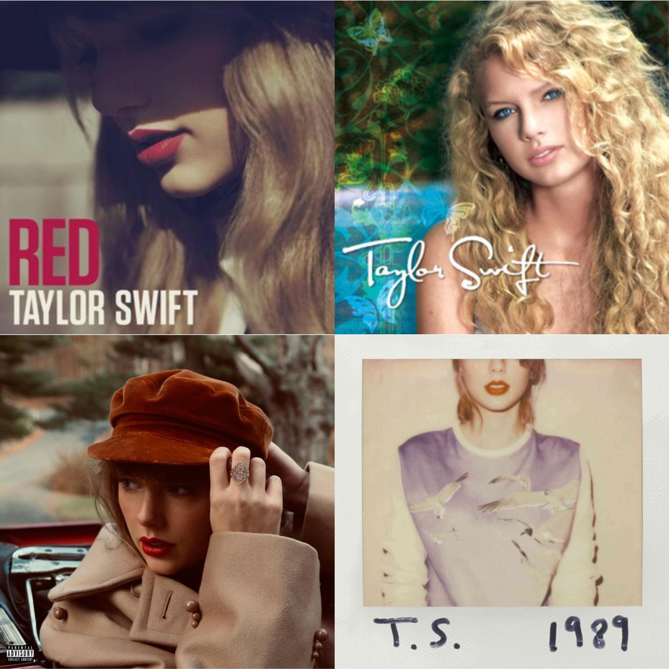 Red & Taylor Swift & Red (Taylor's Version) (Edited) (2CD) & 1989 ...