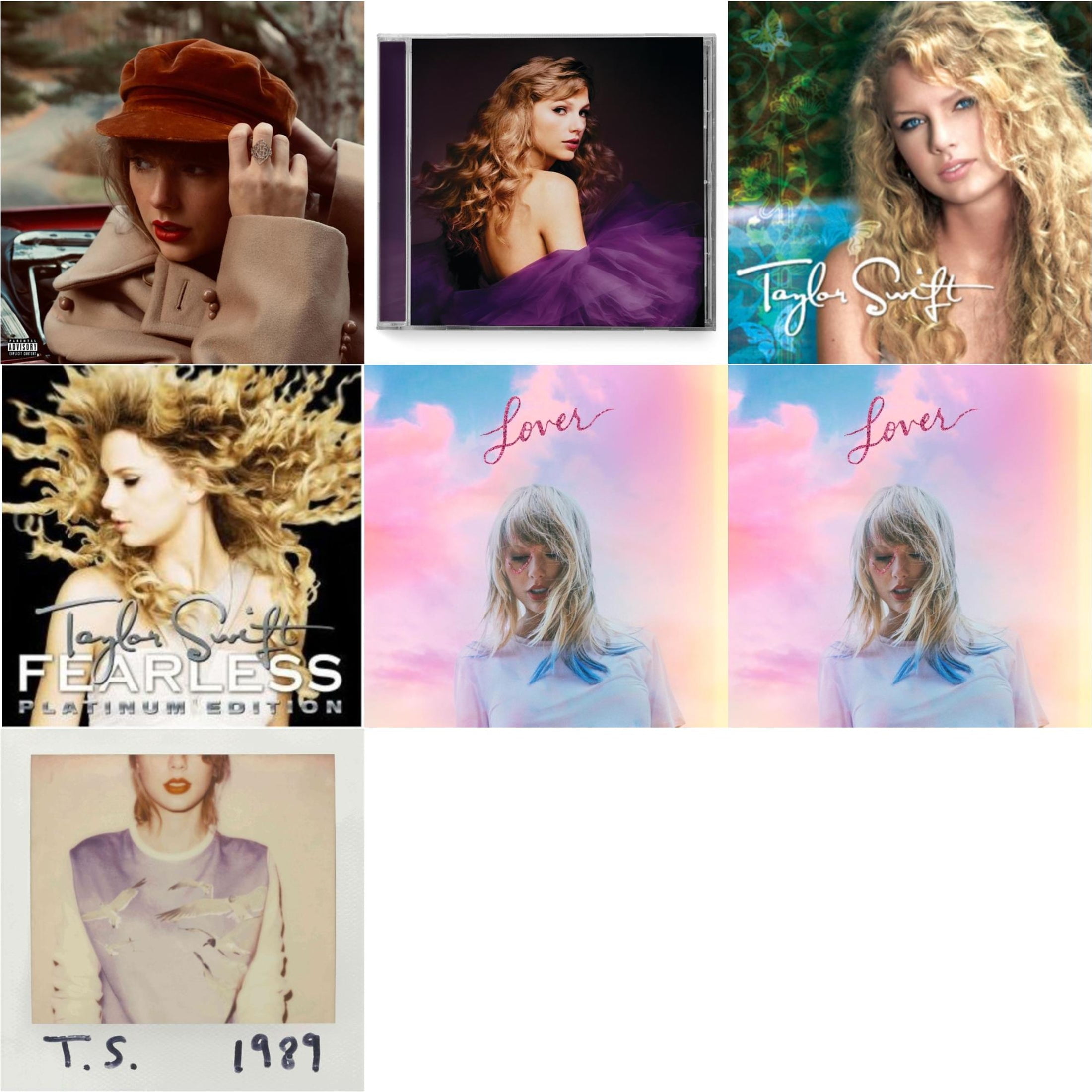 Red (Taylor's Version) (Edited) (2CD) & Speak Now (Taylor's Version ...