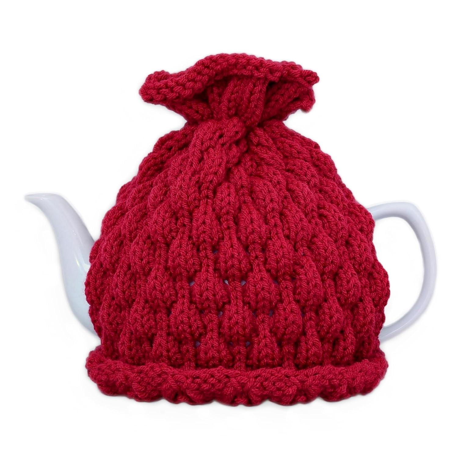 Red Teapot Cozy, Knitted Warmer, Tea Pot Cosy - Walmart.com