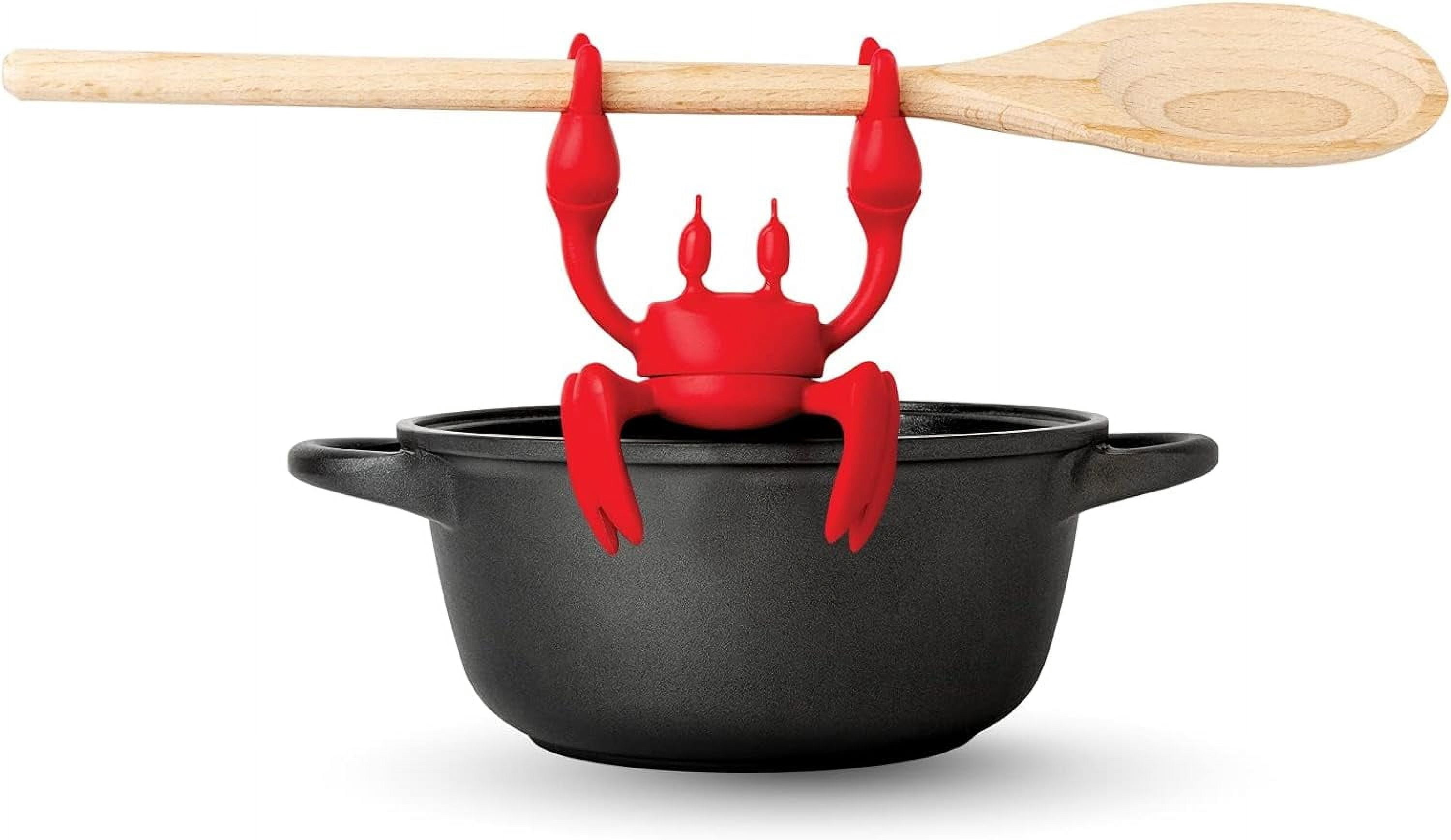 Red The Crab Silicone Utensil Rest - Kitchen Gifts, Silicone Spoon Rest ...
