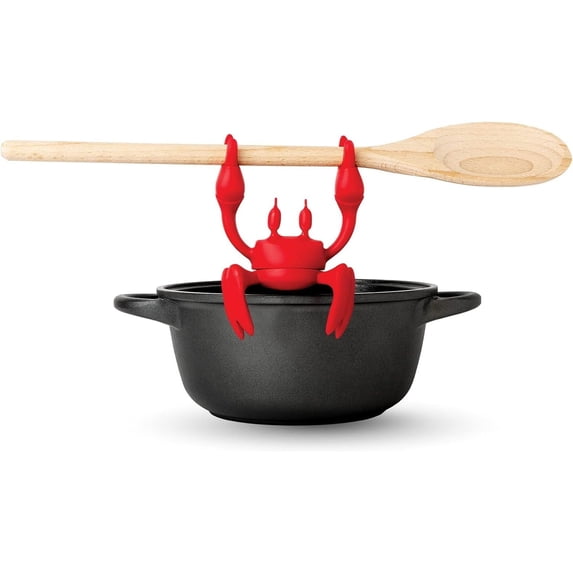 Red The Crab Silicone Utensil Rest - Kitchen Gifts, Silicone Spoon Rest ...