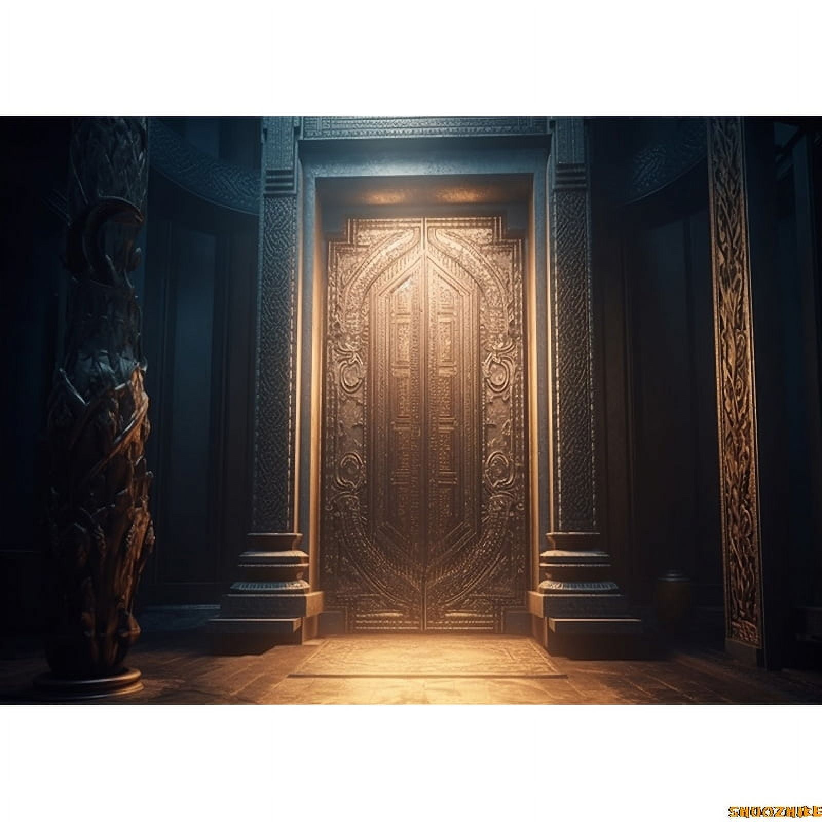 Red Theater Podium Stage Op Curtain Spotlight Photography Backdrops ...