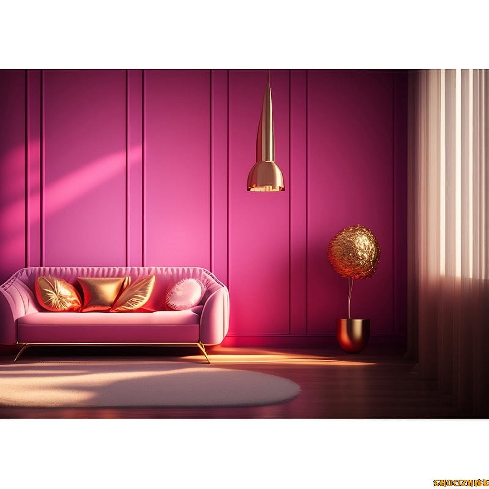 Red Theater Podium Stage Op Curtain Spotlight Photography Backdrops ...