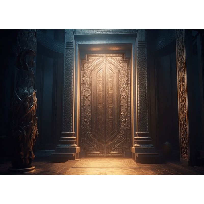 Red Theater Podium Stage Open Curtain Spotlight Photography Backdrops ...