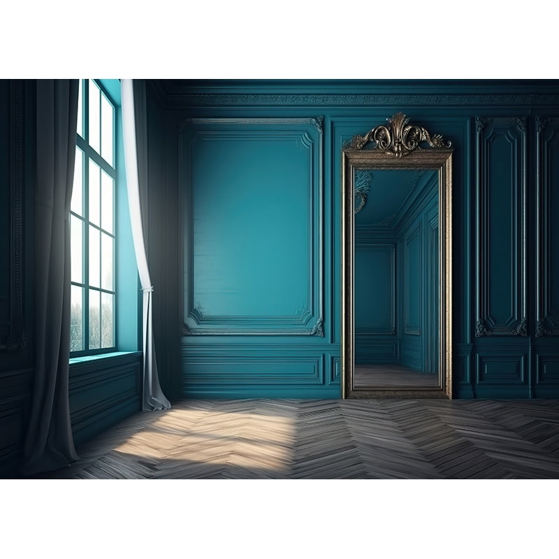 Red Theater Podium Stage Open Curtain Spotlight Photography Backdrops ...