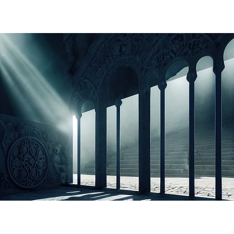 Red Theater Podium Stage Open Curtain Spotlight Photography Backdrops ...