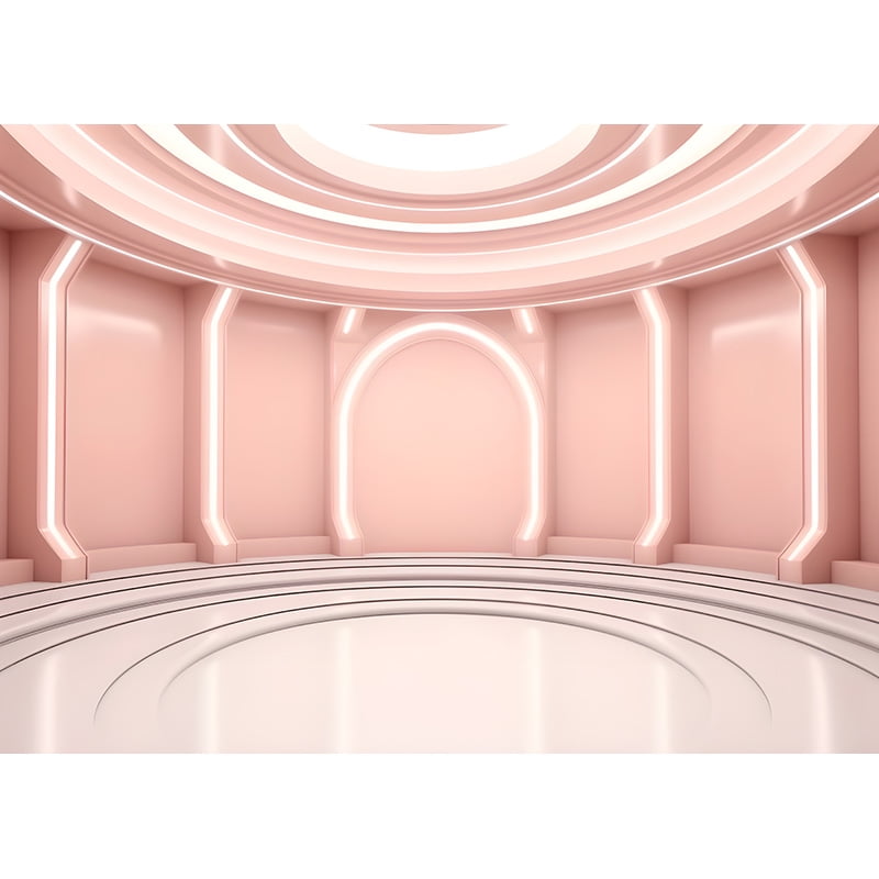 Red Theater Podium Stage Open Curtain Spotlight Photography Backdrops ...