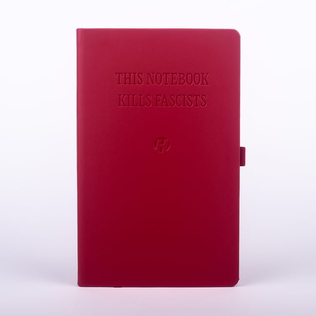 Red This Notebook Kills Fascists Lined Notebook, (Paperback) - Walmart.com