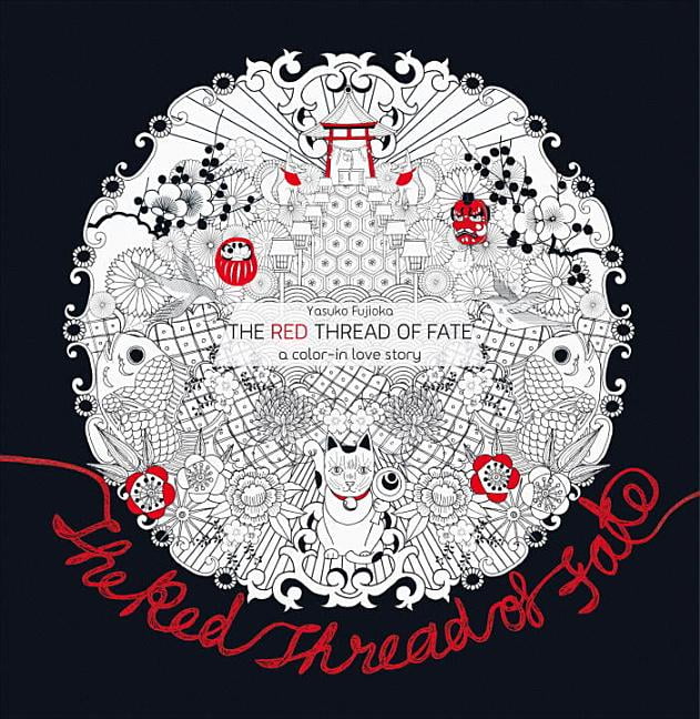 Red Thread of Fate: A Colour-in Love Story - Walmart.com