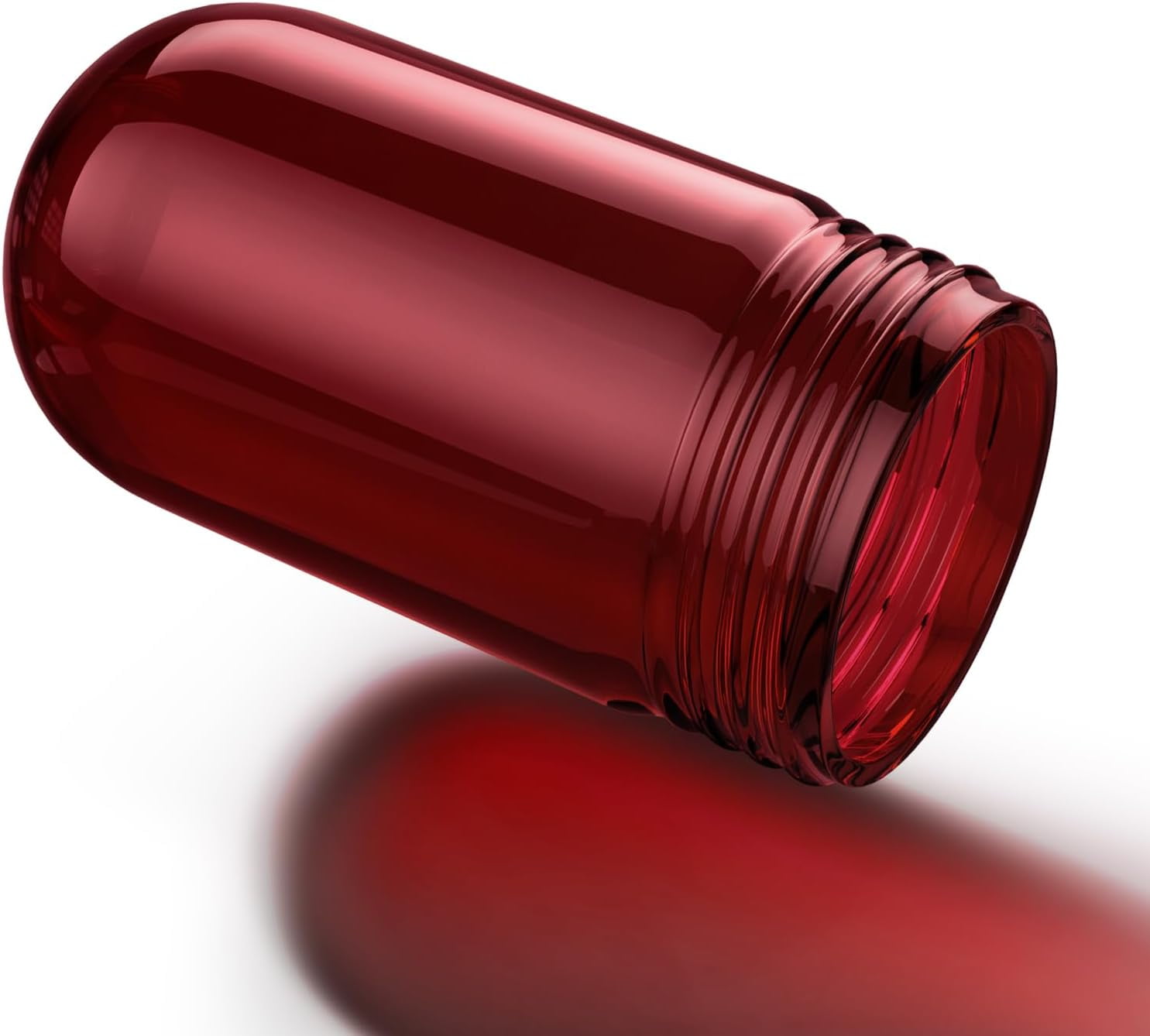 Red Threaded Glass Globe Bulb Cover, Screw-in Glass Light Bulb Cover ...