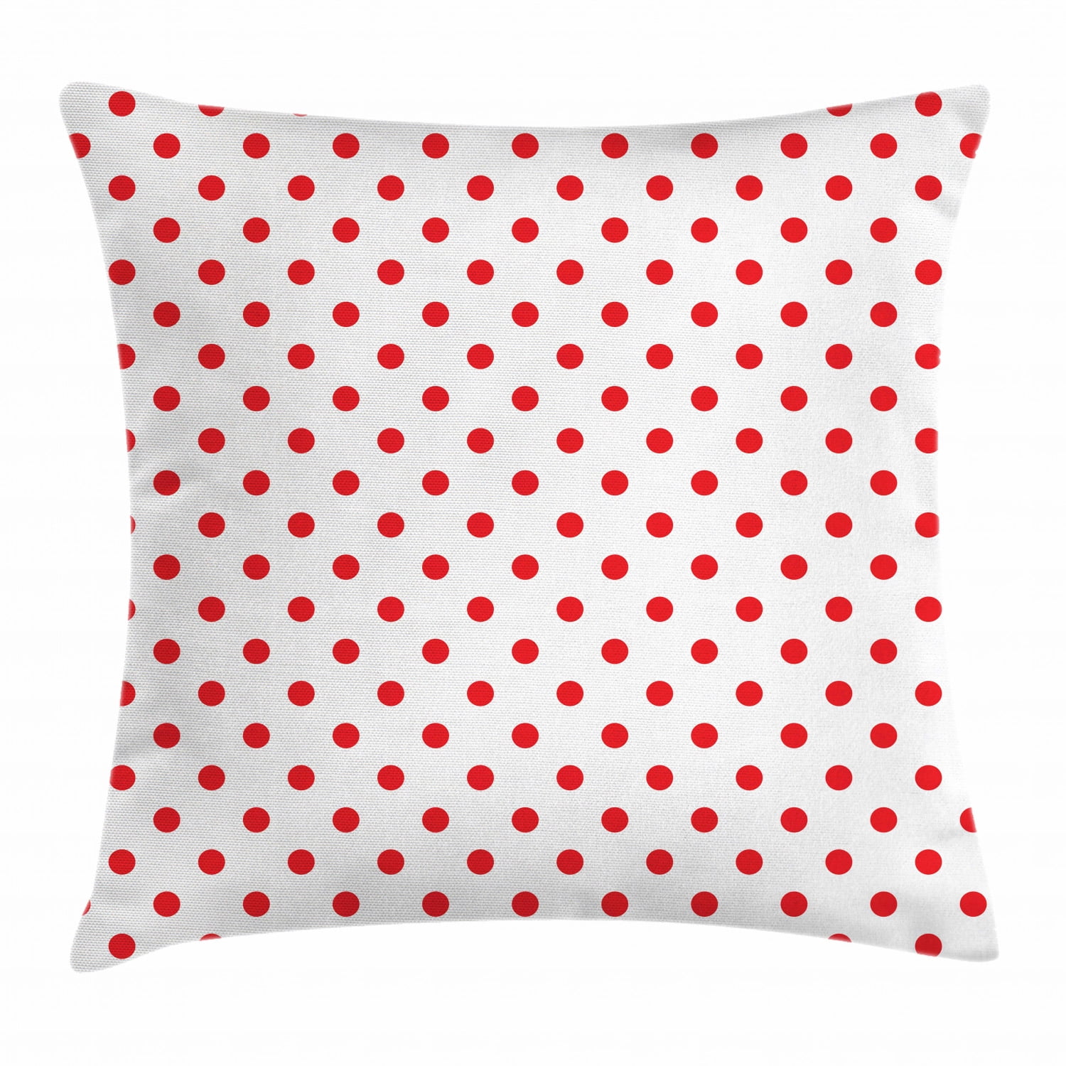 Red Throw Pillow Cushion Cover, Classical Pattern with Country Picnic ...