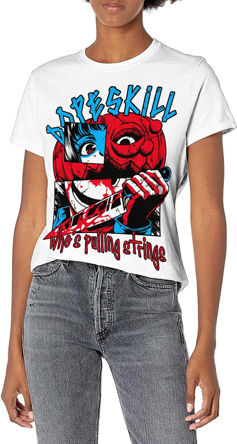 Red Thunder 4s DopeSkill Unisex Shirt Who's Pulling Strings Graphic ...