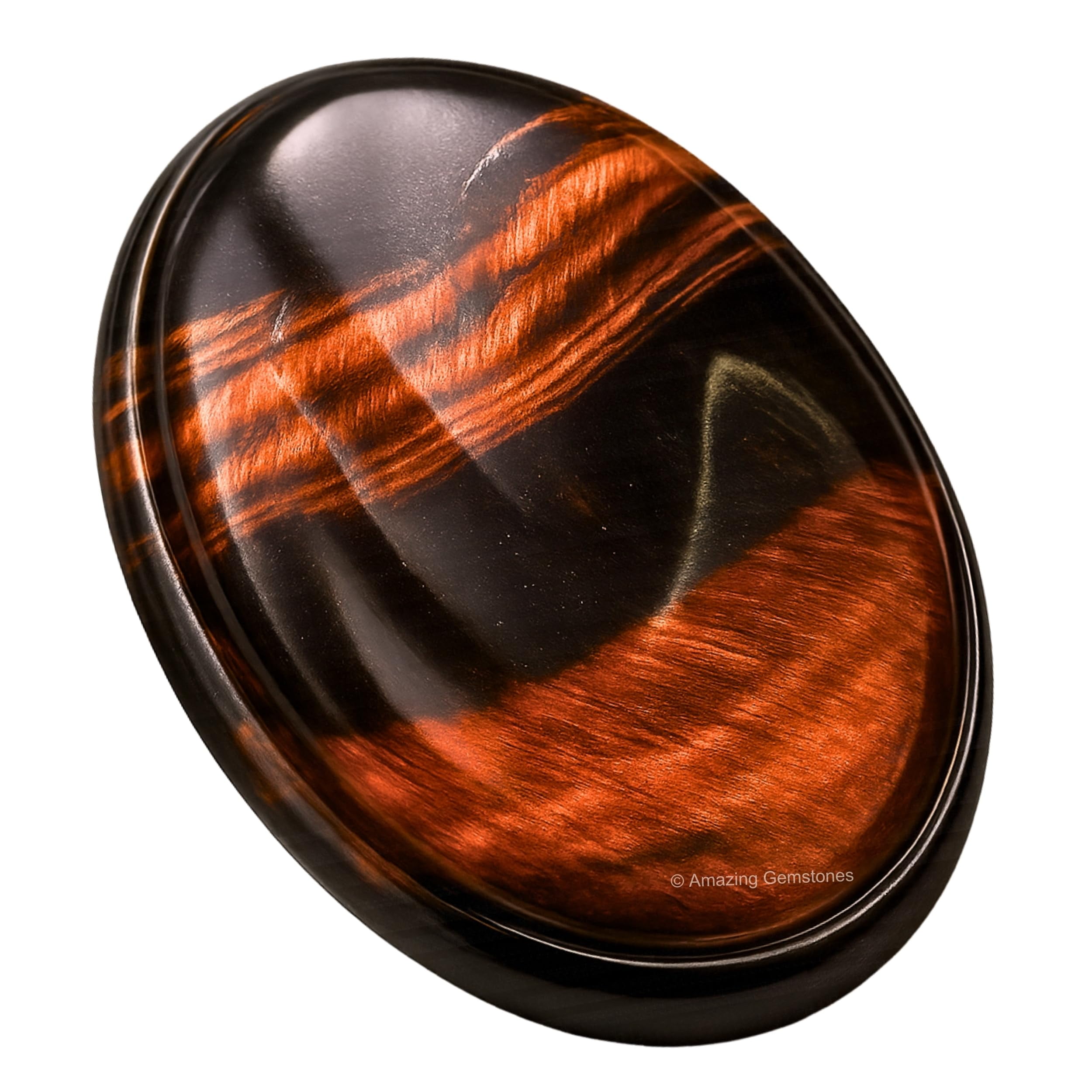 Red Tiger Eye Worry Stone Crystals and Healing Stones - Walmart.com