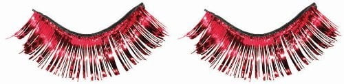 Red Tinsel Eyelashes - Walmart.com