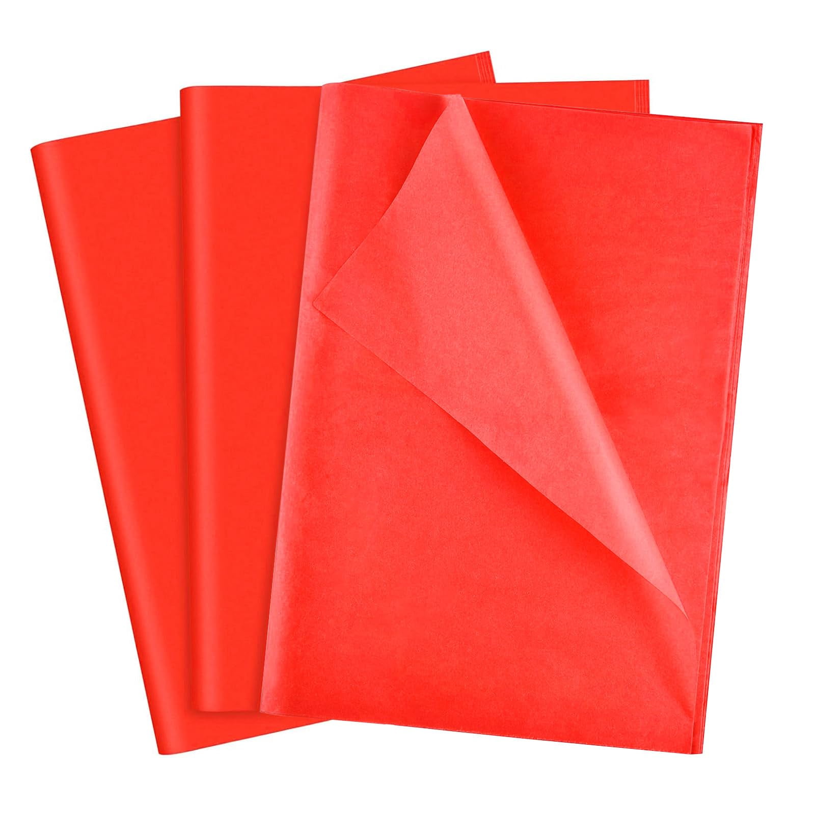 Red Tissue Paper Bulk 120 Sheets, Gift Wrapping Paper for Graduation ...