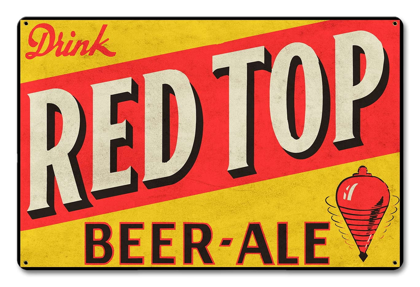 Red Top Beer Ale “Made in the USA with heavy gauge steel" - Walmart.com