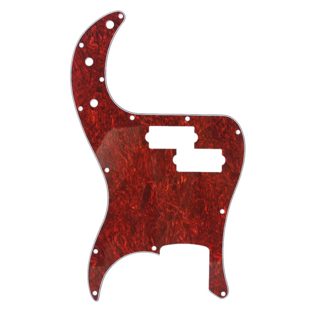 Red Tortoise Shell Pickguard P Bass