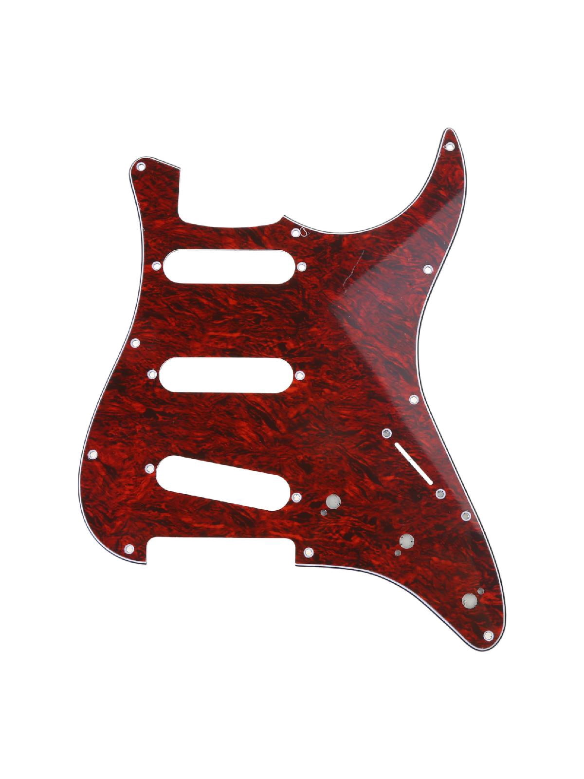 Red Tortoise for Shell Pickguard 3 Ply Scratch Plates For Bass PB Guit ...
