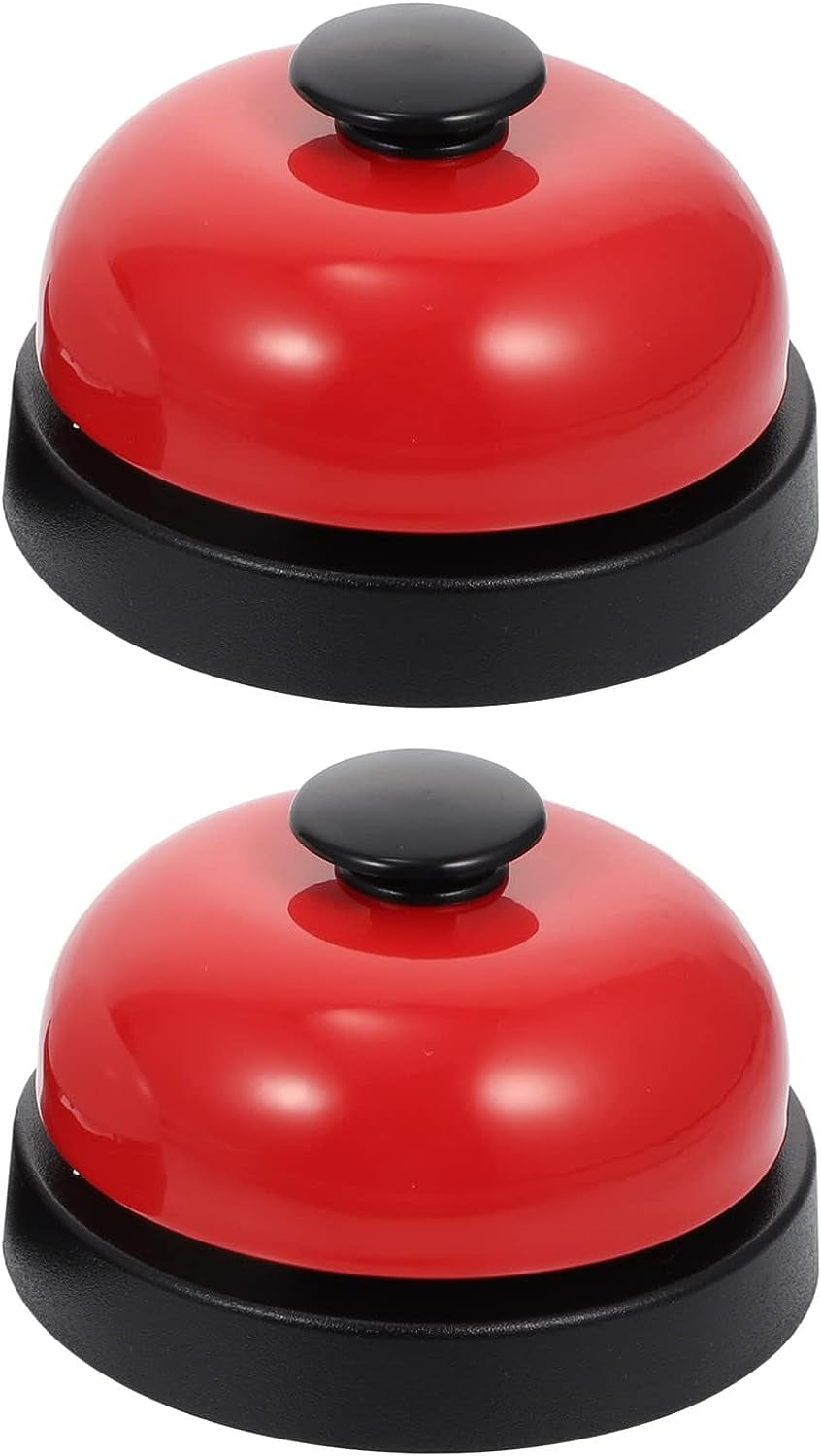 Red Toys 2pcs Call Bell Desk Bell Dinner Bells Service Bells for Hotels ...