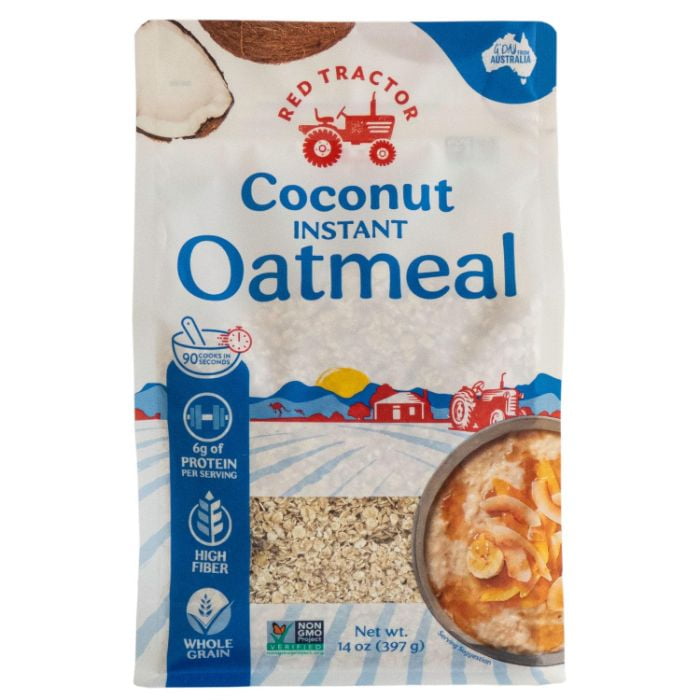 Red Tractor 398771 14 oz Instant Creamy Coconut Oats - Pack of 6 ...