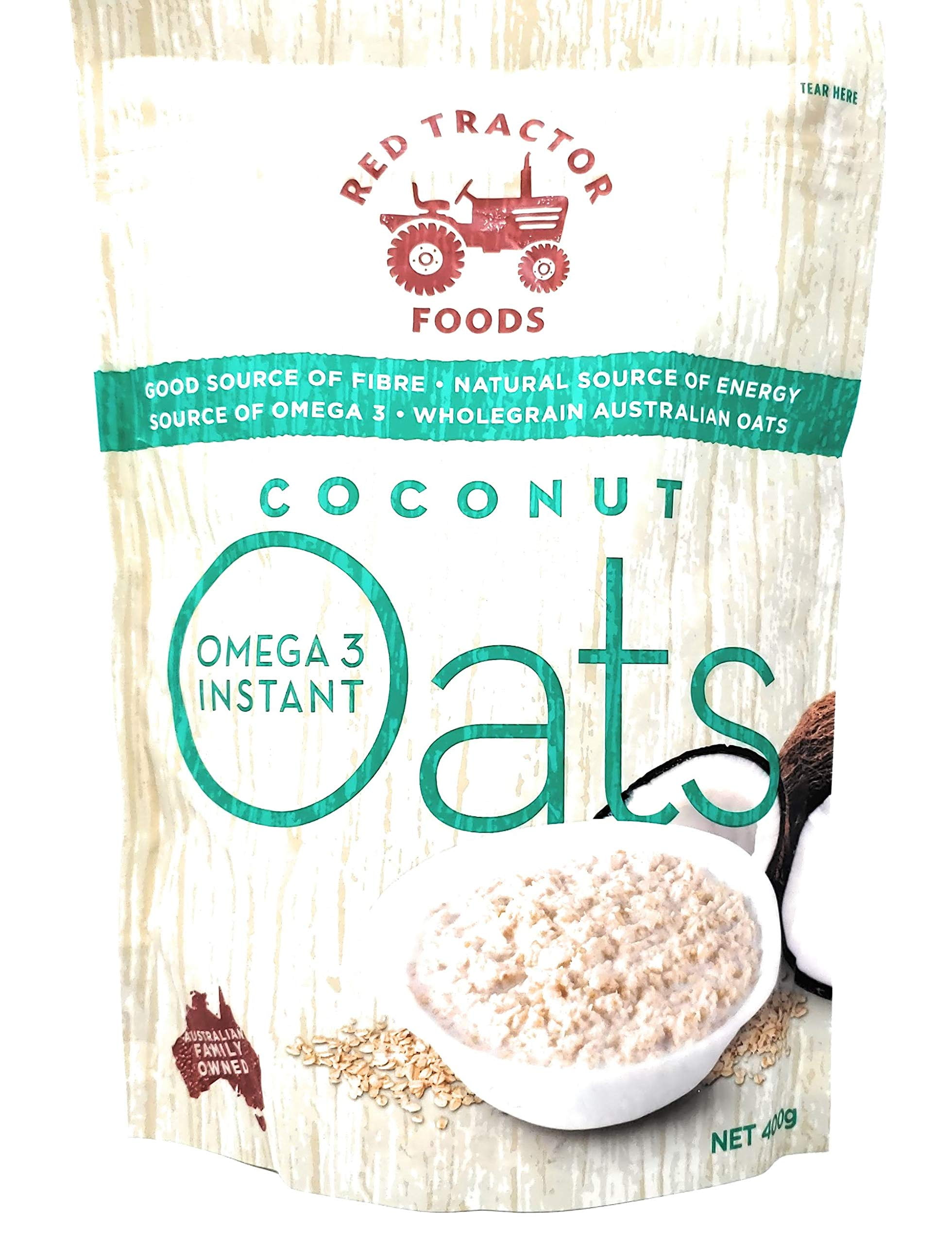 Red Tractor Foods, Coconut IFF17 Omega 3 Instant Oats, Farmed for Taste ...