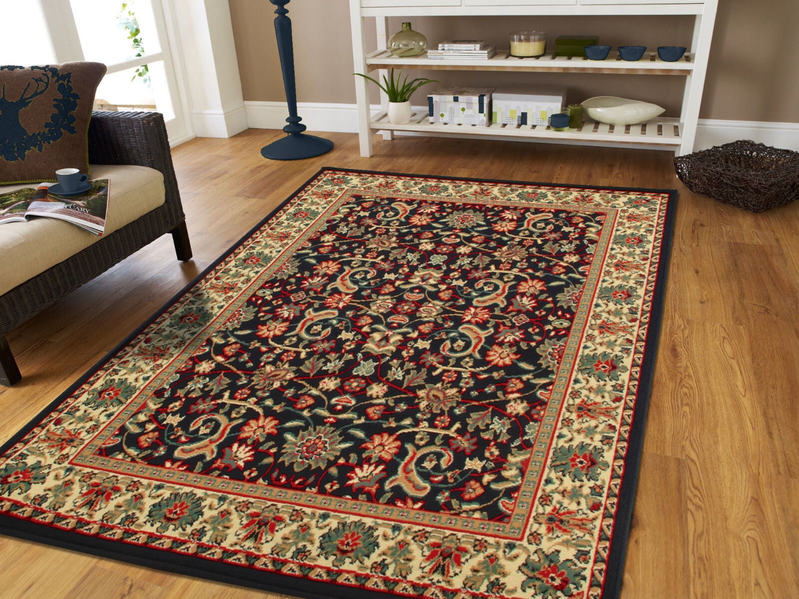 Red Traditional Oriental Medallion 8x10 Area Rug Carpet 2x3 Mat 5x7 ...