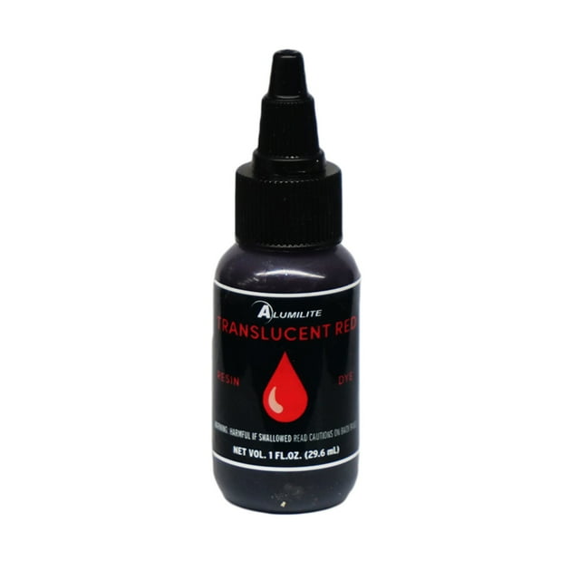 Red Translucent Dye (Alumilite) Liquid Dye for Coloring Epoxy Resin ...