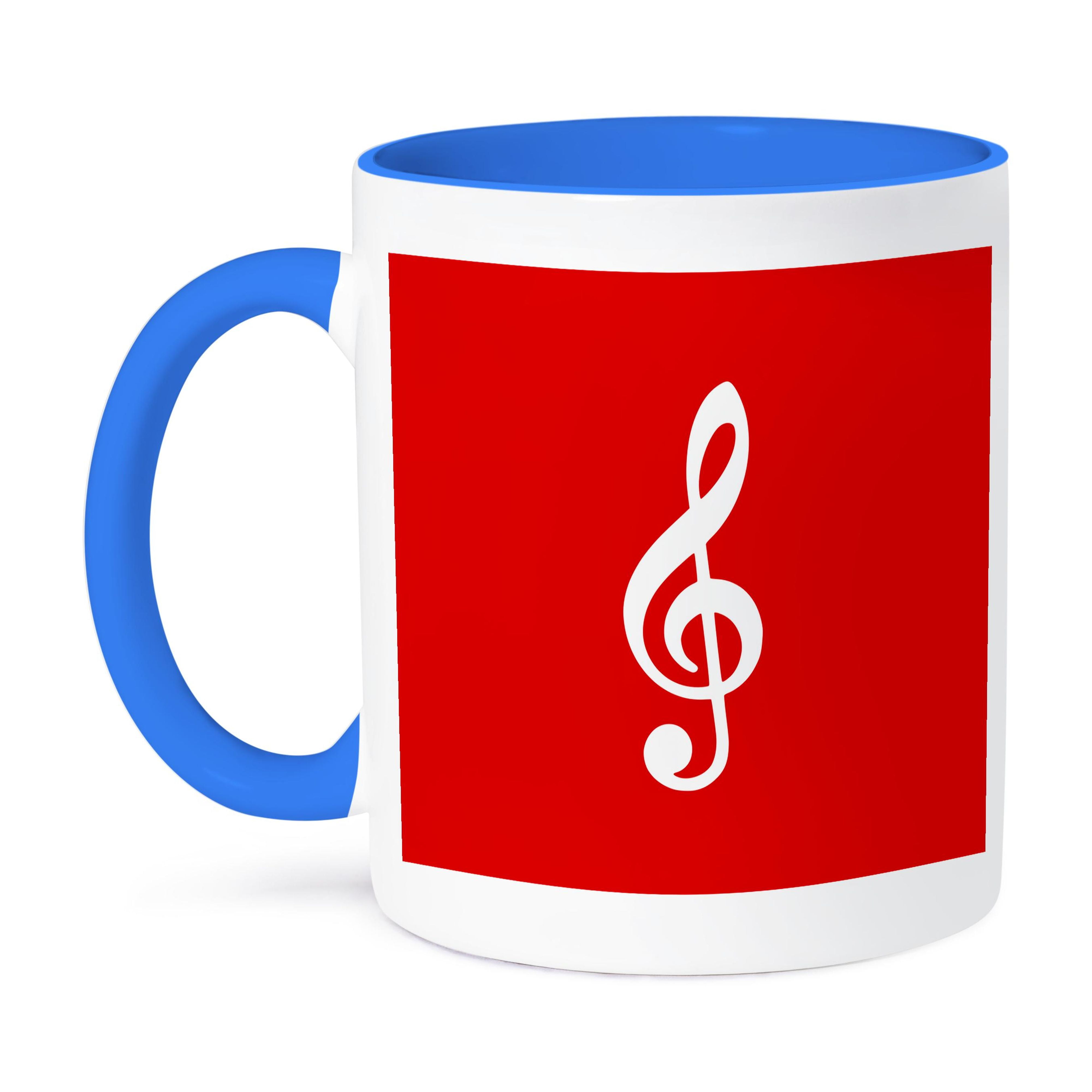 3dRose, Red Treble Clef Music Notation - G clef musical note musician ...