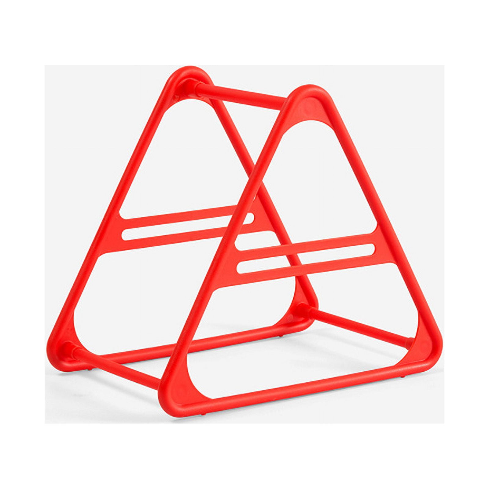 Red Triangular Hanger Storage Rack Organizer with Rounded Design ...