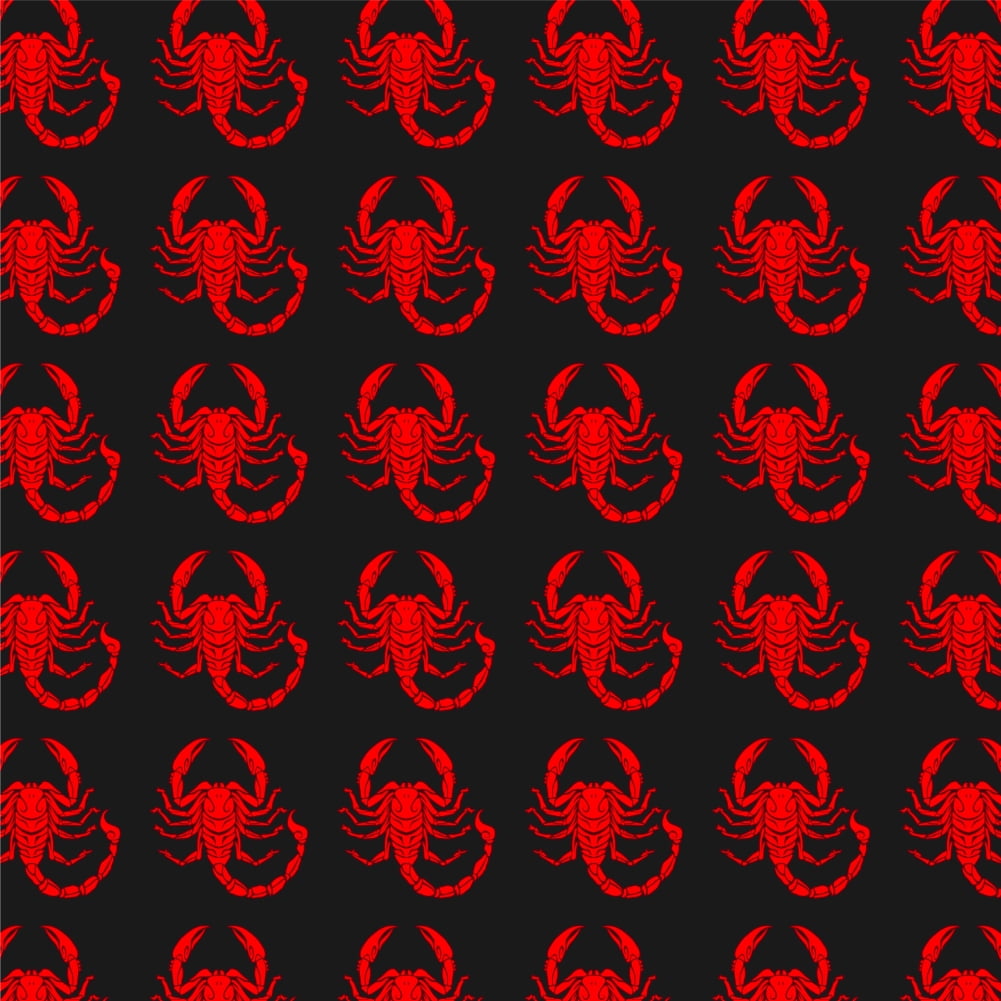 Red Tribal Scorpion Premium Roll Gift Wrap Wrapping Paper - Walmart.com