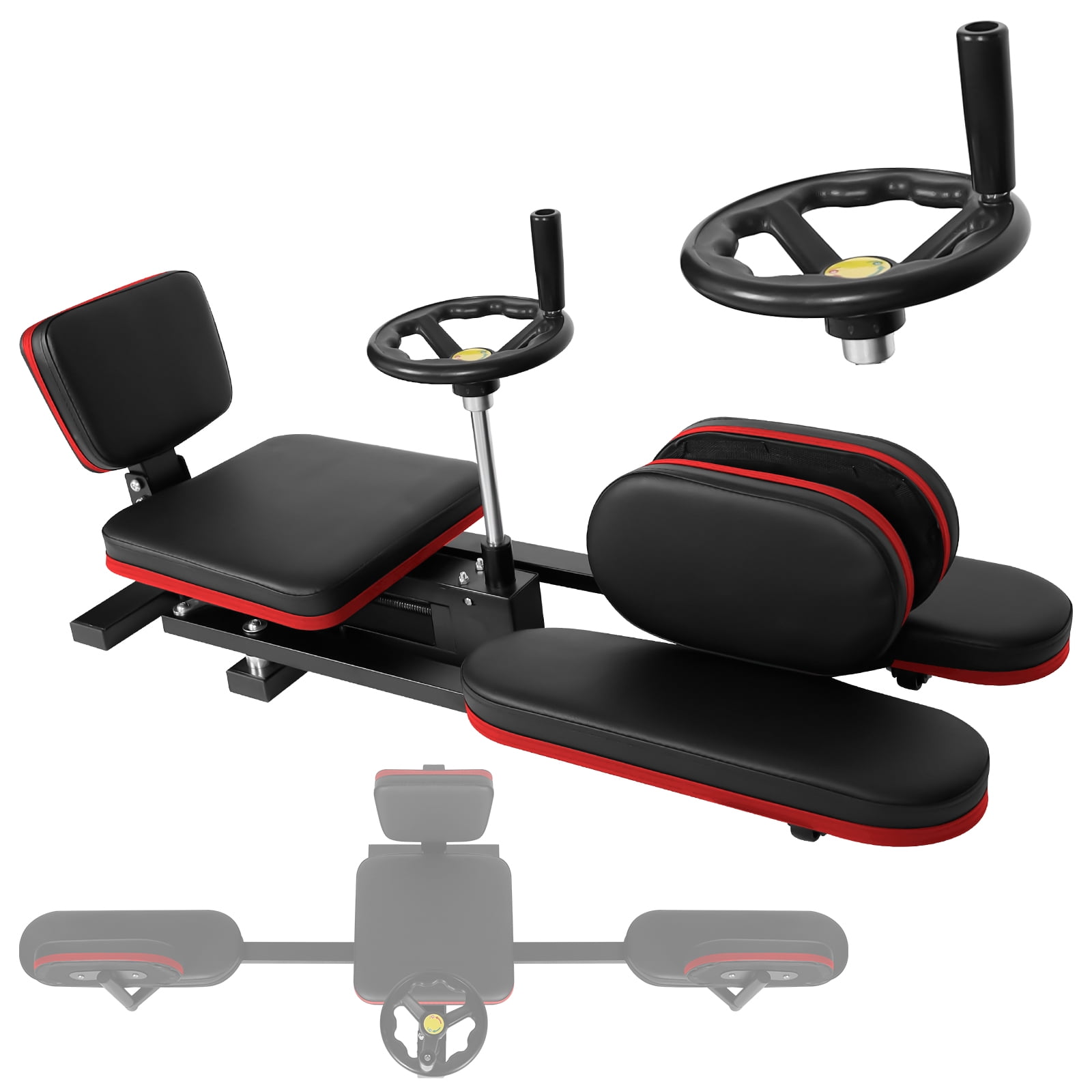 Red Trim Leg Stretching Machine, Easy Clean PU Leather, Scratch ...