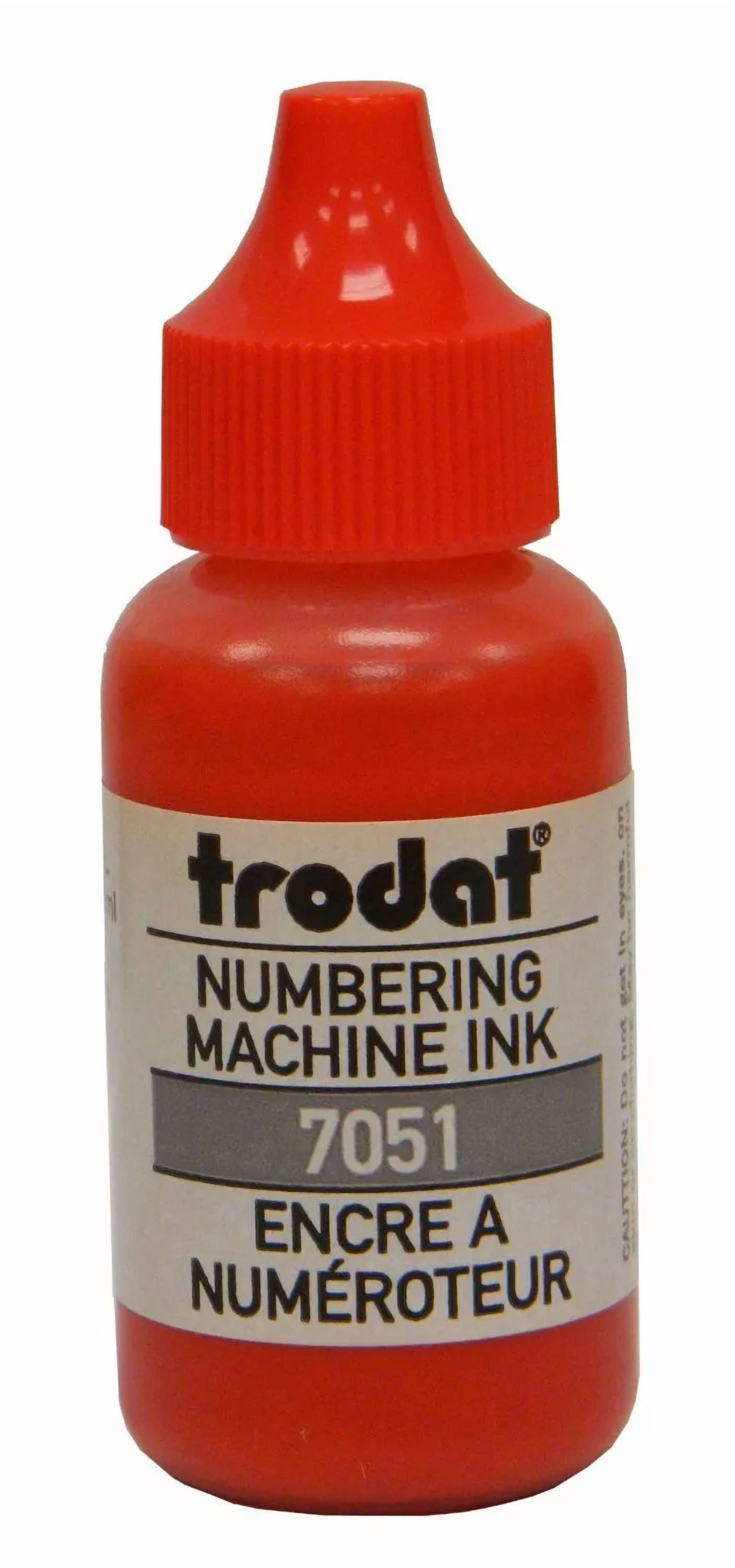 Red Trodat Numbering Machine Stamp Refill Ink 1Oz BotNTLe - Walmart.com