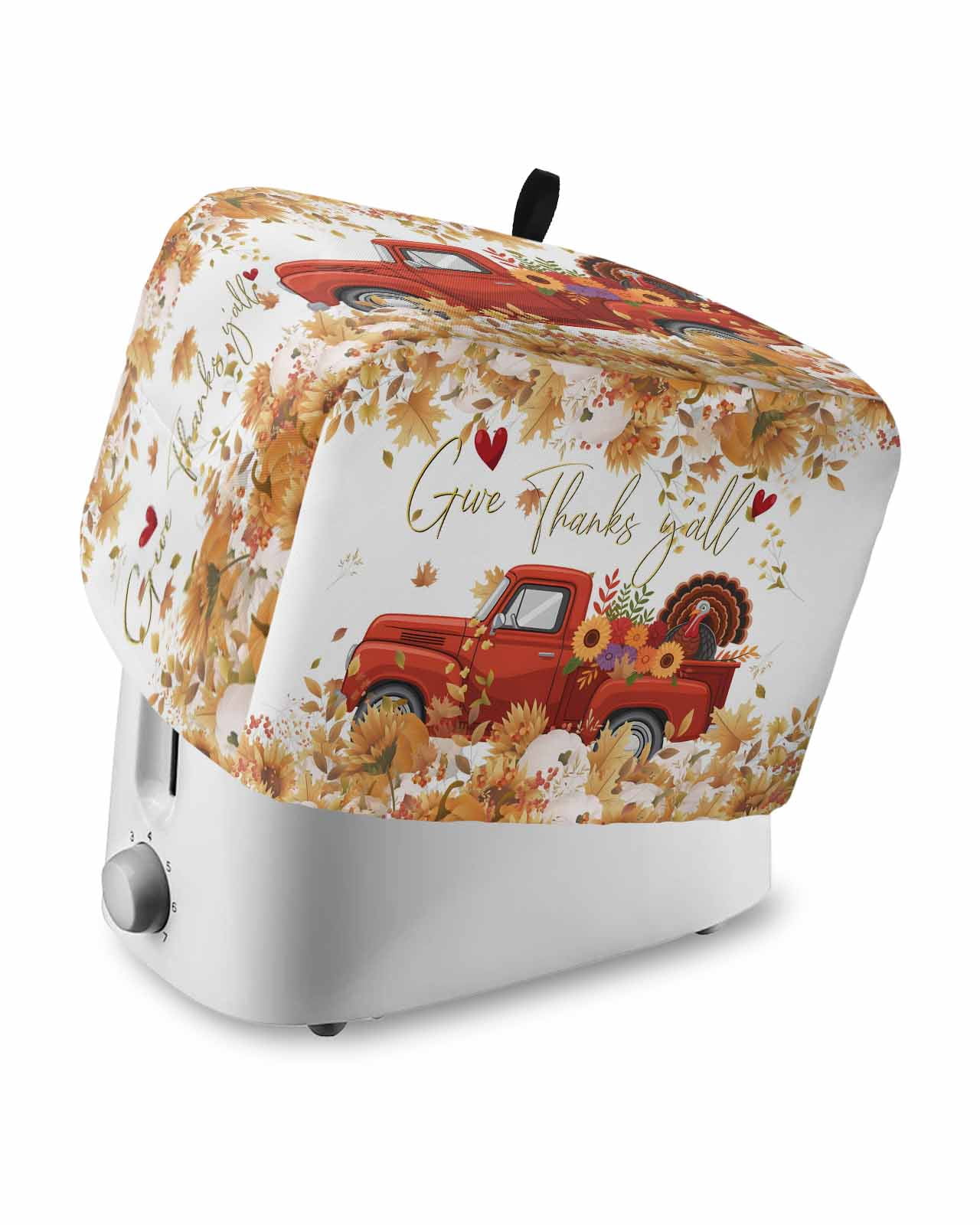 Red Truck Fall Small Toaster Cover 2 Slice, Kitchen Appliance Covers ...