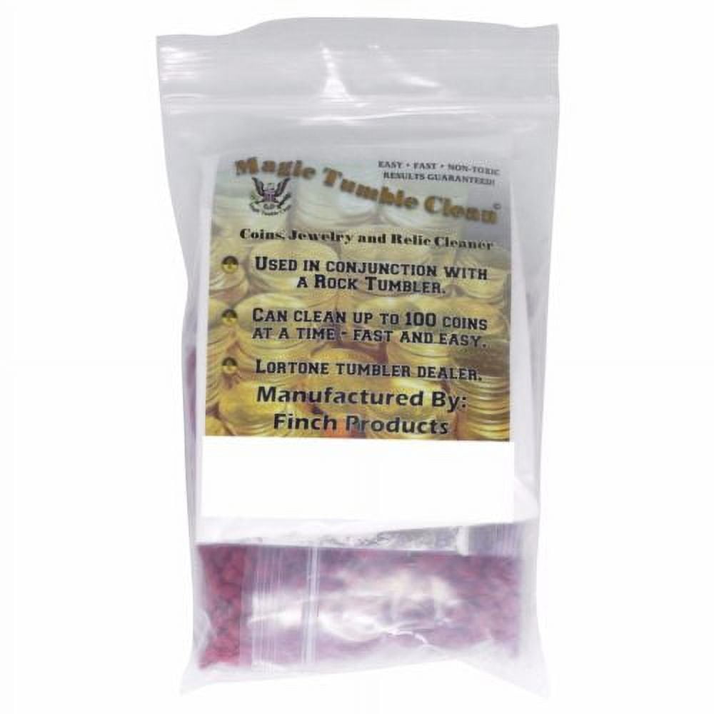 Red Tumbling Media Silver Cleaning Kit for Coin and Rock Tumblers ...