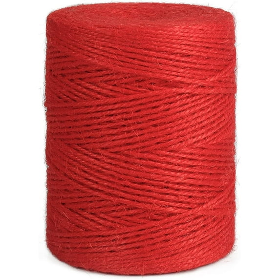 "Red Twine, 656 Feet 2mm Christmas Twine String for Gift Wrapping ...